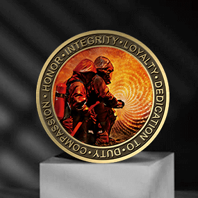 Custom Police Challenge Coins [ Top Quality ] GS-JJ