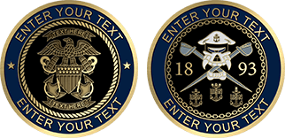US Navy Challenge Coins | Design at Your Will | GS-JJ