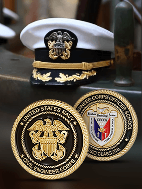 US Navy Challenge Coins | Design at Your Will | GS-JJ