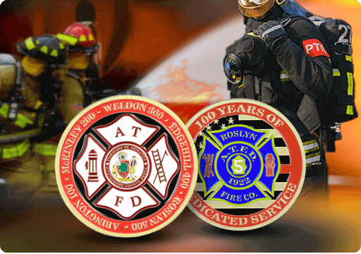 Firefighter Challenge Coins - No MOQ & Free Design | GS-JJ
