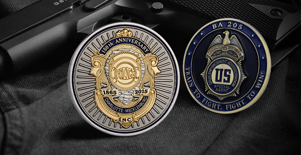 Custom Police Challenge Coins [ Top Quality ] GS-JJ