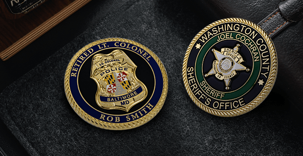 Custom Police Challenge Coins [ Top Quality ] GS-JJ