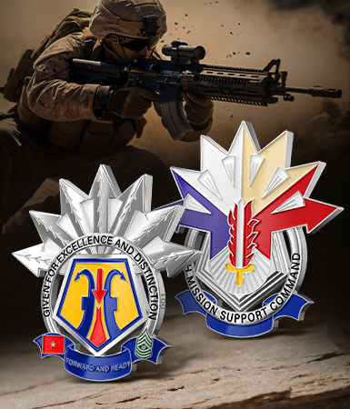 Design Your Own Army Challenge Coins | GS-JJ.com