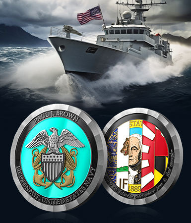 US Navy Challenge Coins | Design at Your Will | GS-JJ