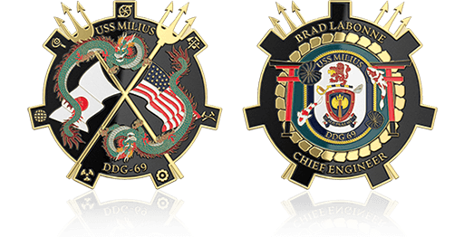 US Navy Challenge Coins | Design at Your Will | GS-JJ