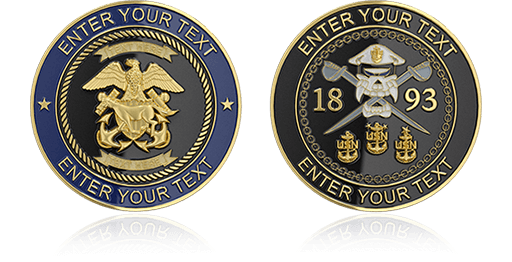 US Navy Challenge Coins | Design at Your Will | GS-JJ